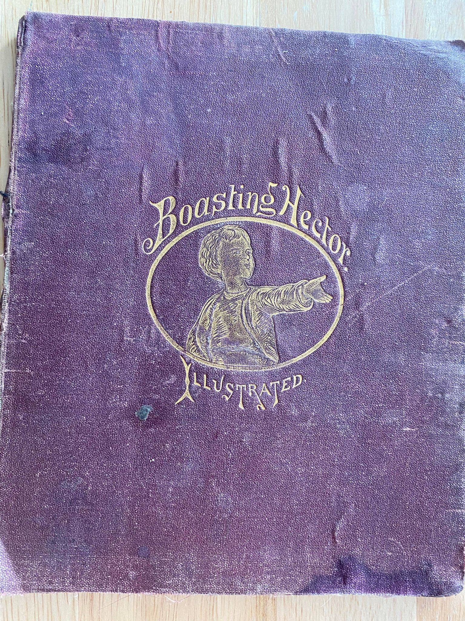 This cute little book was produced in 1868. It belonged to a young lad ...